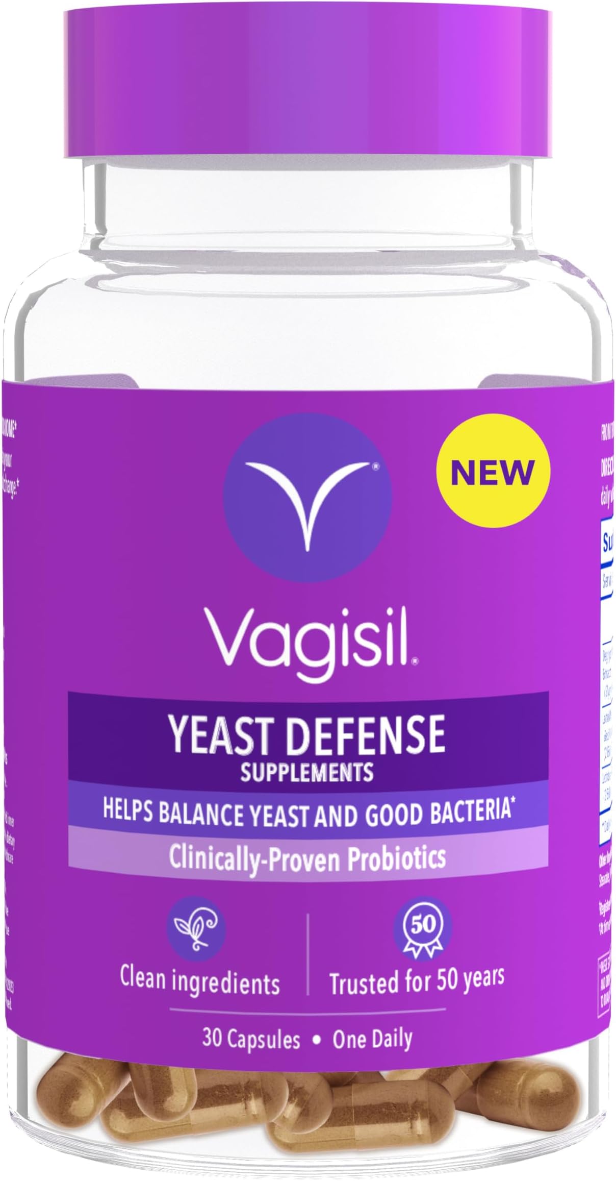 Amazon.com: Vagisil Vaginal Health Supplements, Clinically-Proven ...