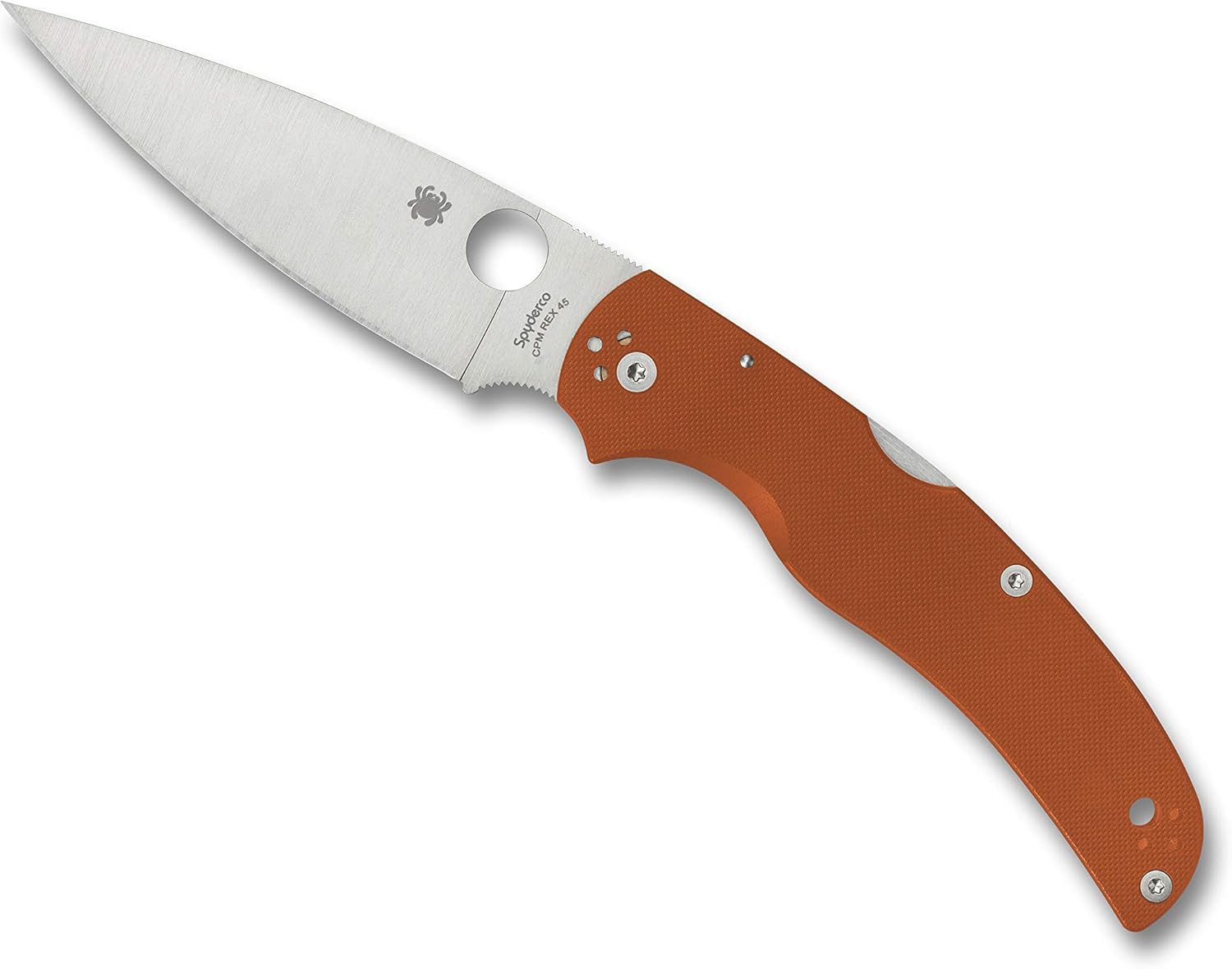 Buy Spyderco Native Chief with Rex 45 Steel and Burnt Orange G-10 ...