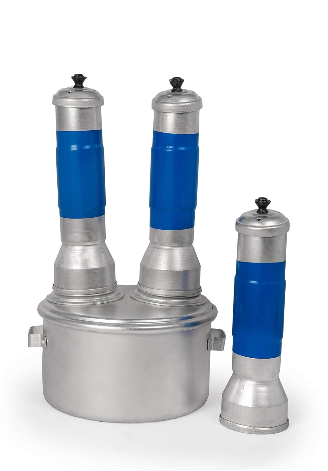 TAJ ALUMINIUM PUTTU MAKER, 2 STEAMER + 1 EXTRA STEAMER : Amazon.in ...