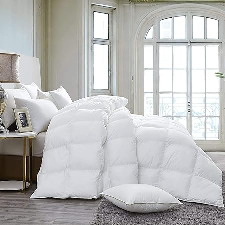 Amazon.com: Luxurious Oversize California King 108" x 98" Goose Down ...