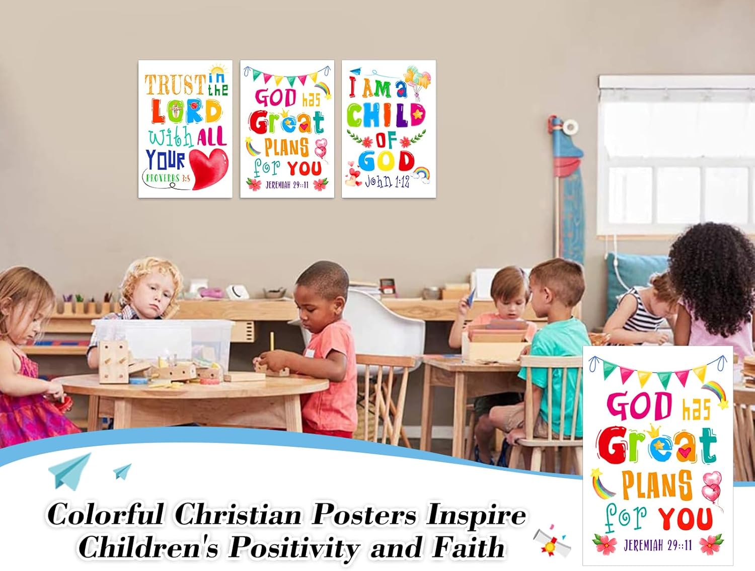 PETCEE Bible Verse Posters - 3PCS Christian Posters Philippines | Ubuy