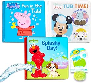 Amazon.com: Baby Ultimate Bubble Bath Book Set for Toddler Kids ...