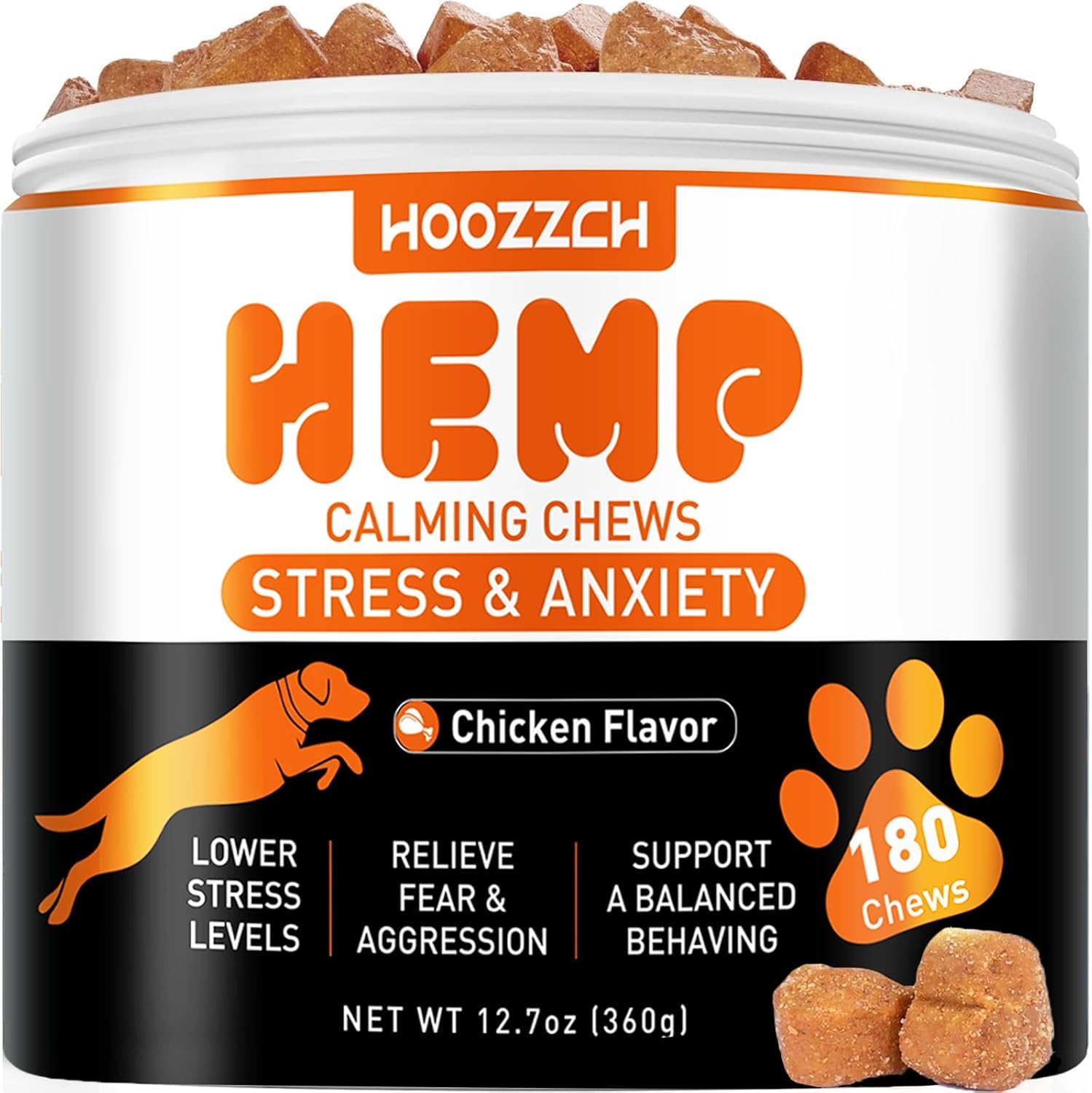 Amazon.com : Calming Chews for Dogs - Anxiety Relief Treats Helps with ...