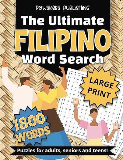 The Ultimate Filipino Word Search Puzzle: Large Print Puzzles ...