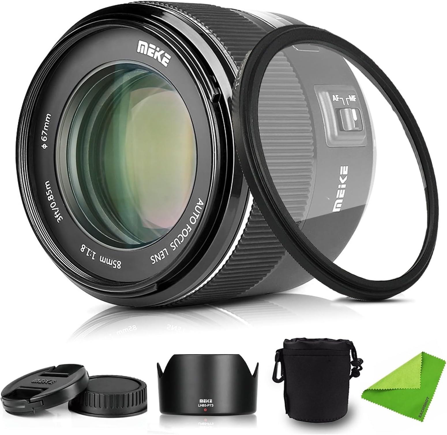 Meike 85mm F1.8 EF-Mount Auto Focus Full Frame Large Aperture Prime ...