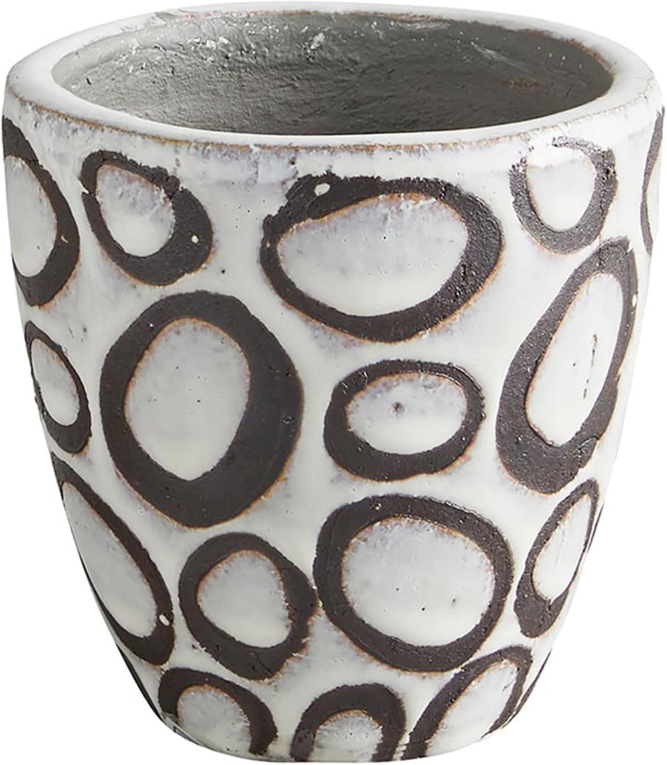 Amazon.com : Needzo Modern Planter, Circle Pot for Indoor or Outdoor ...