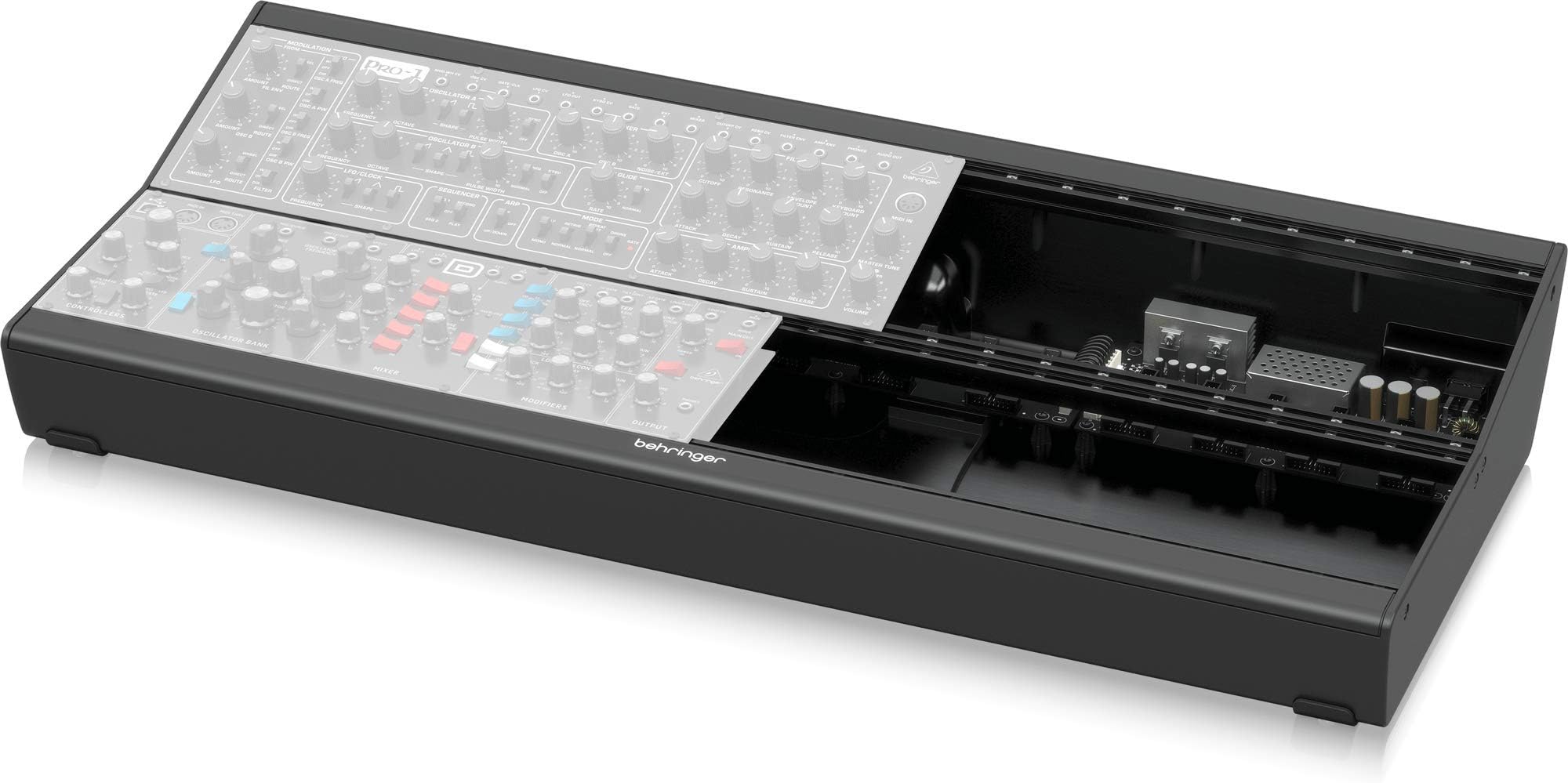 Amazon.com: Behringer Eurorack Go Mobile 2x140 HP Eurorack Case ...