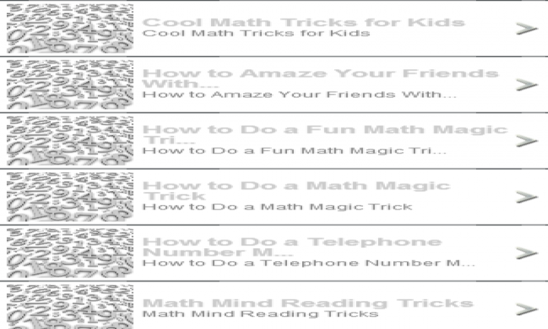 Math Tricks - App on the Amazon Appstore