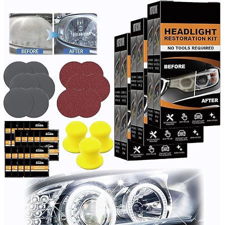 Amazon.com: GQTZGZZ Restowipes Headlight Restoration Kit, Restowipes ...