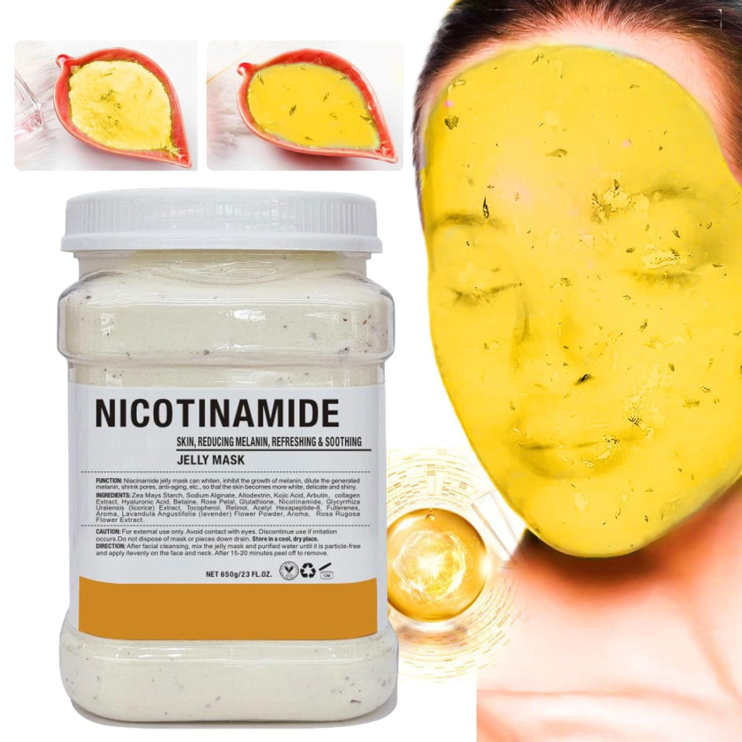 Amazon.com : DR MEINAIER Vajacial Hydro Jelly Mask Powder for Face ...