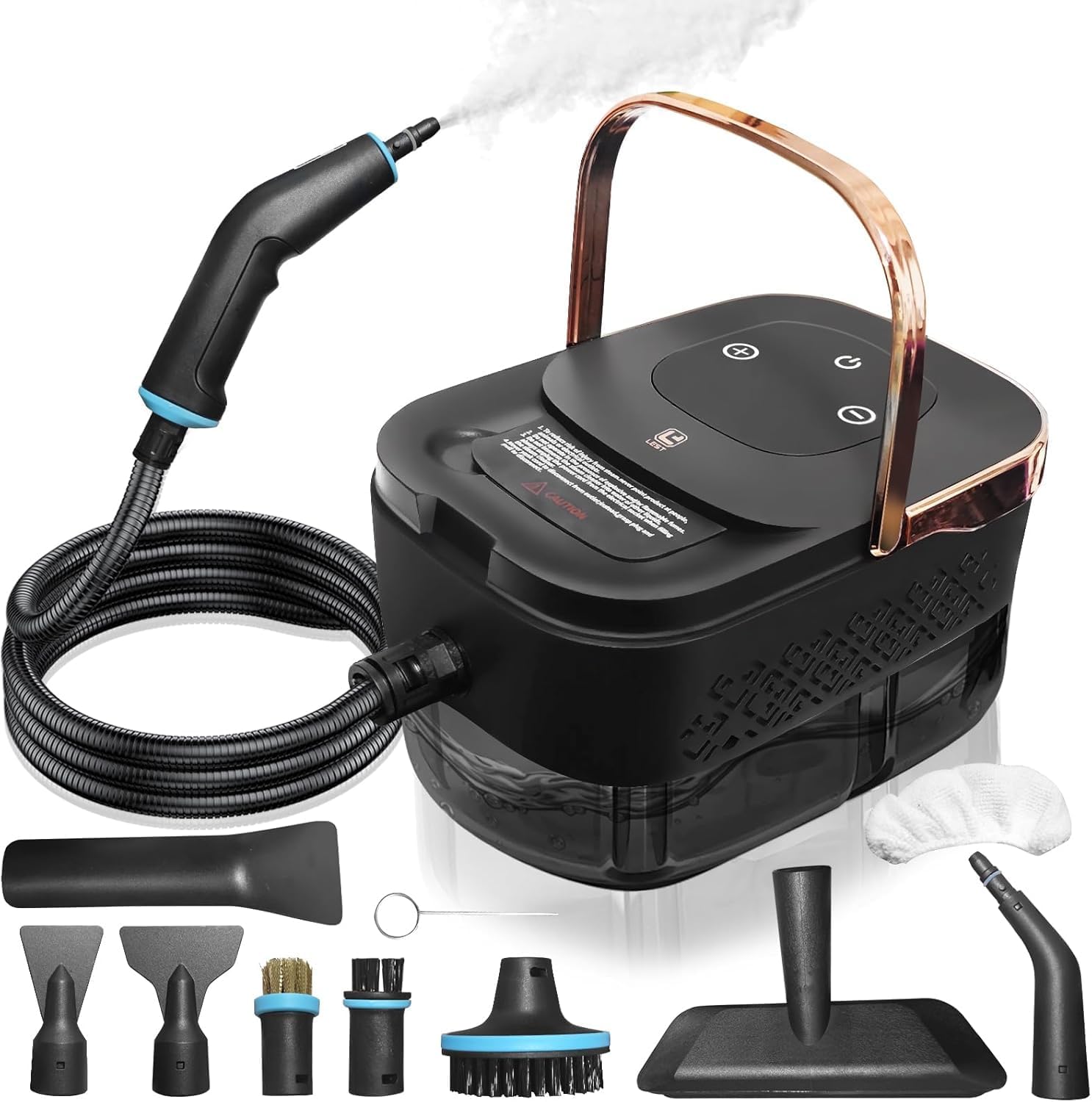 2500w Portable Steam Cleaner, 1.3L Handheld High Pressure Steam Machine ...