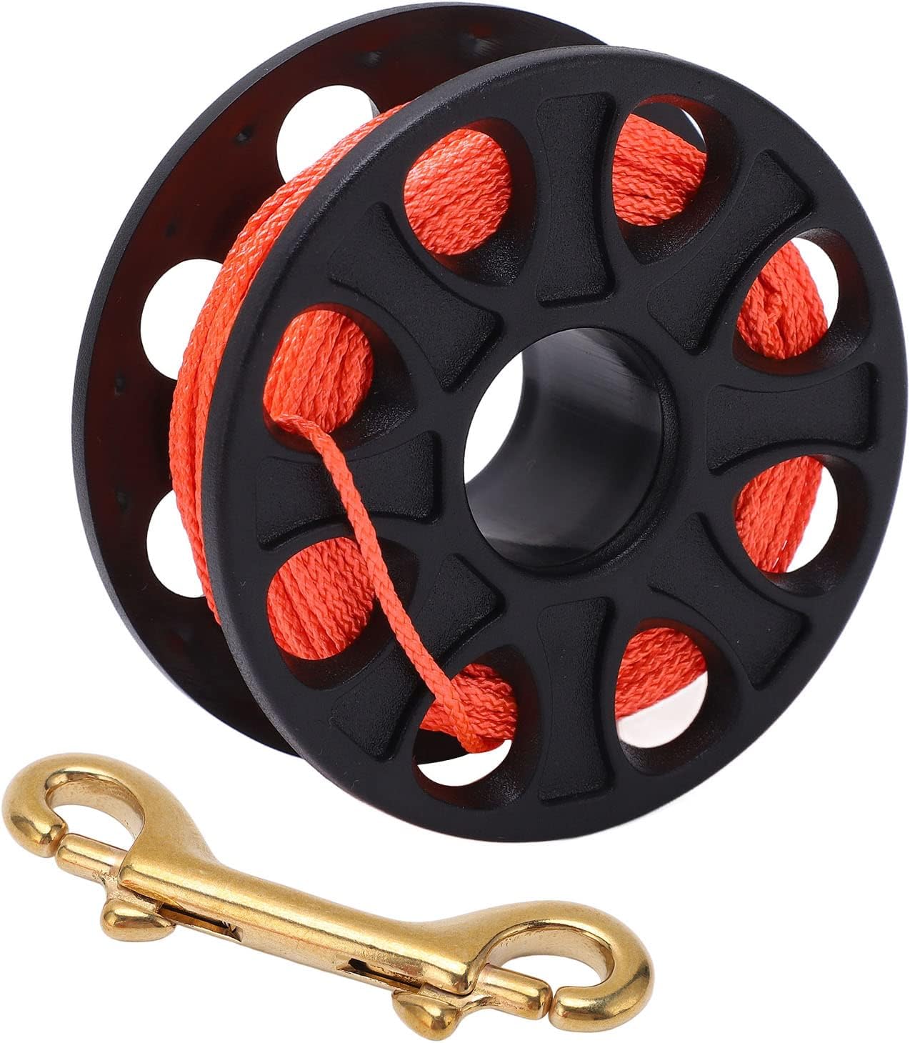 Amazon.com: Scuba Diving Spool, Fluorescent Orange Wire Resistant Scuba ...