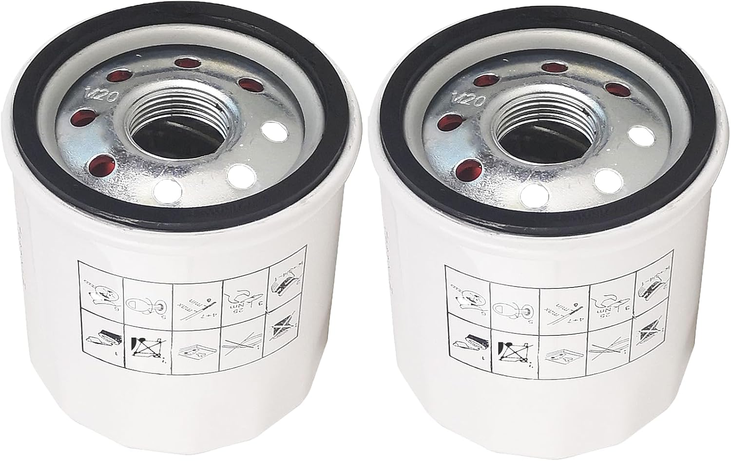 Jvfnxpm HH150-32430 Oil Filters for Kubota D722 D902 WG750 WG752 WG972 ...