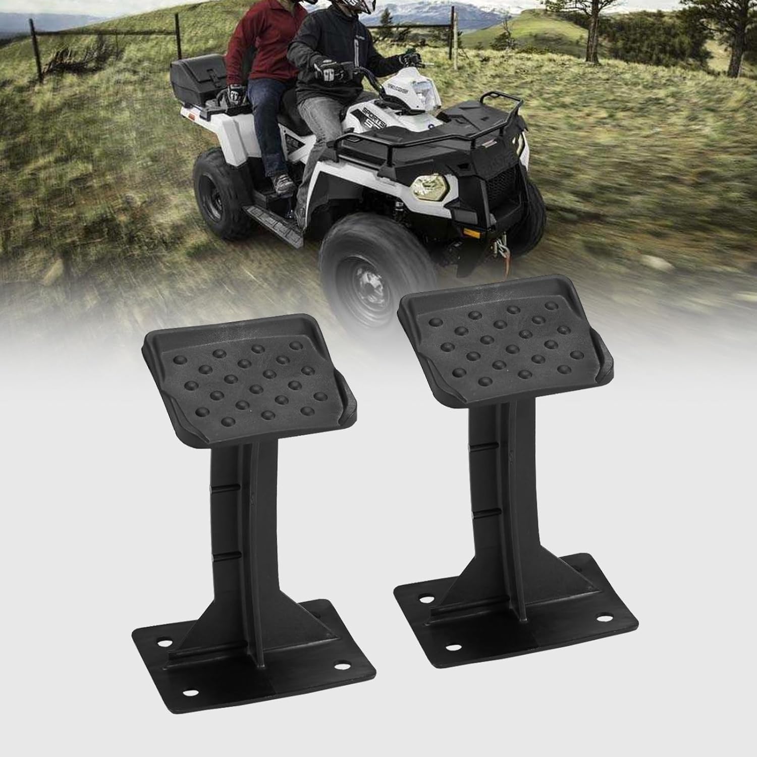 Amazon.com: A & UTV PRO ATV Passenger Foot Rest for Polaris Sportsman ...