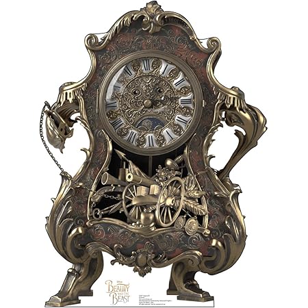 Amazon.com: Disney Cogsworth Clock-Beauty and The Beast, Neutral : Home ...