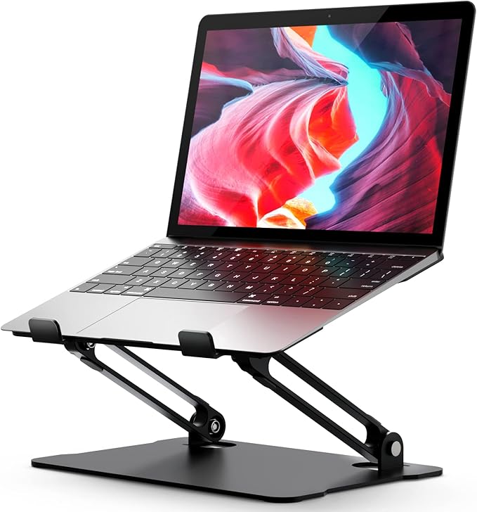Aisutha Laptop Stand, Height Adjustable Laptop Riser Portable Laptop ...