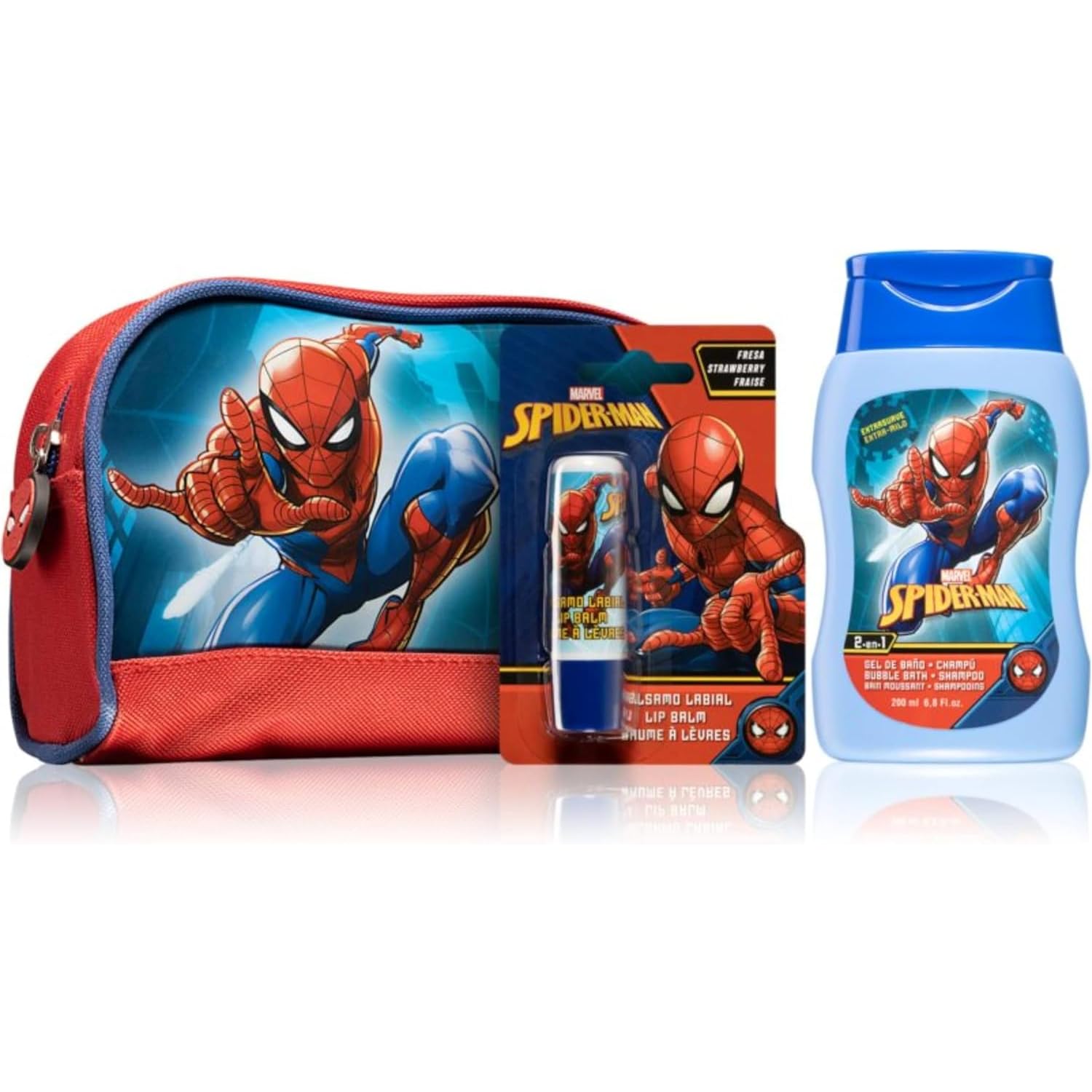 Spiderman Kids Toiletry Bag Gift Set - Boys Toiletry Bag with Extra ...