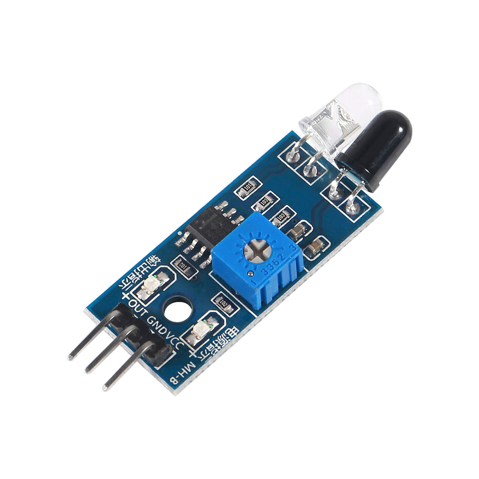 Snapklik.com : 15PCS IR Infrared Obstacle Avoidance Sensor Module 3 ...