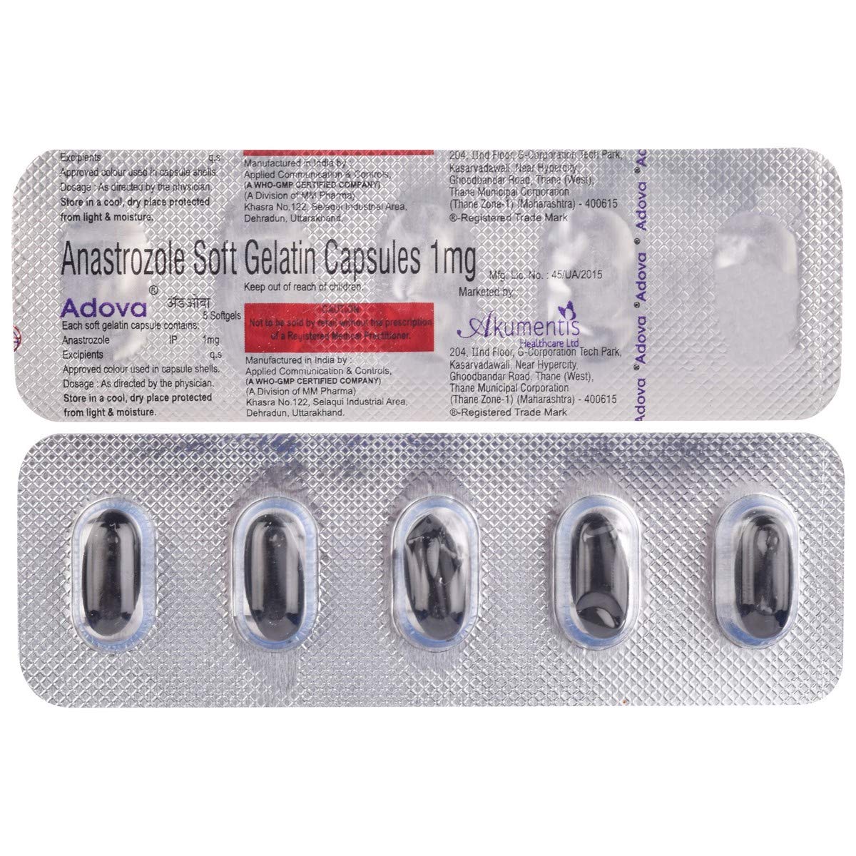 Adova - Strip of 5 Capsules : Amazon.in: Health & Personal Care