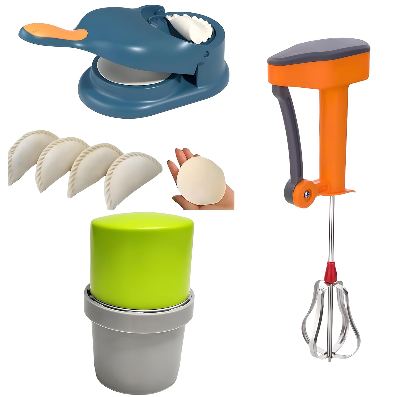 Buy TRADETEX Dumpling Maker 2 in 1, Momo Maker, Gujiya Maker Machine ...