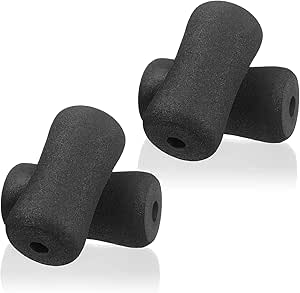 MUSONG 4-Piece Foam Foot Pads Roller Set for Leg Extension, Weight ...