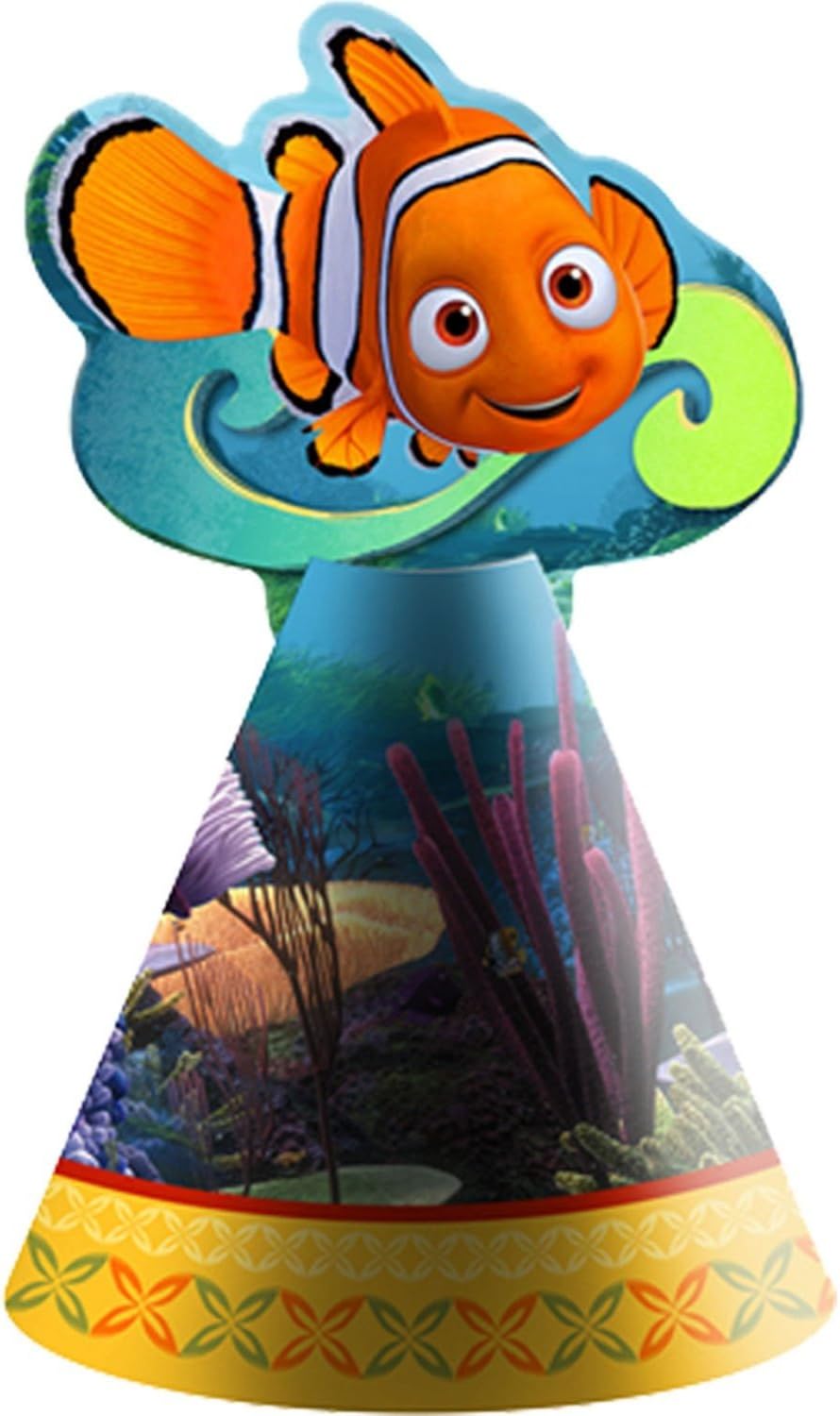 Amazon.com: Disney/Pixar Finding Nemo Coral Reef Cone Hats 8 Pack ...