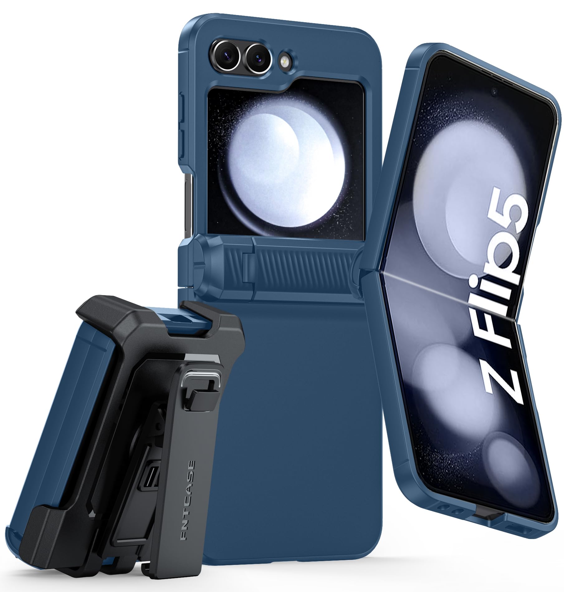 FNTCASE for Samsung Galaxy Z-Flip-5 Case: Rugged Shockproof Samsung ...