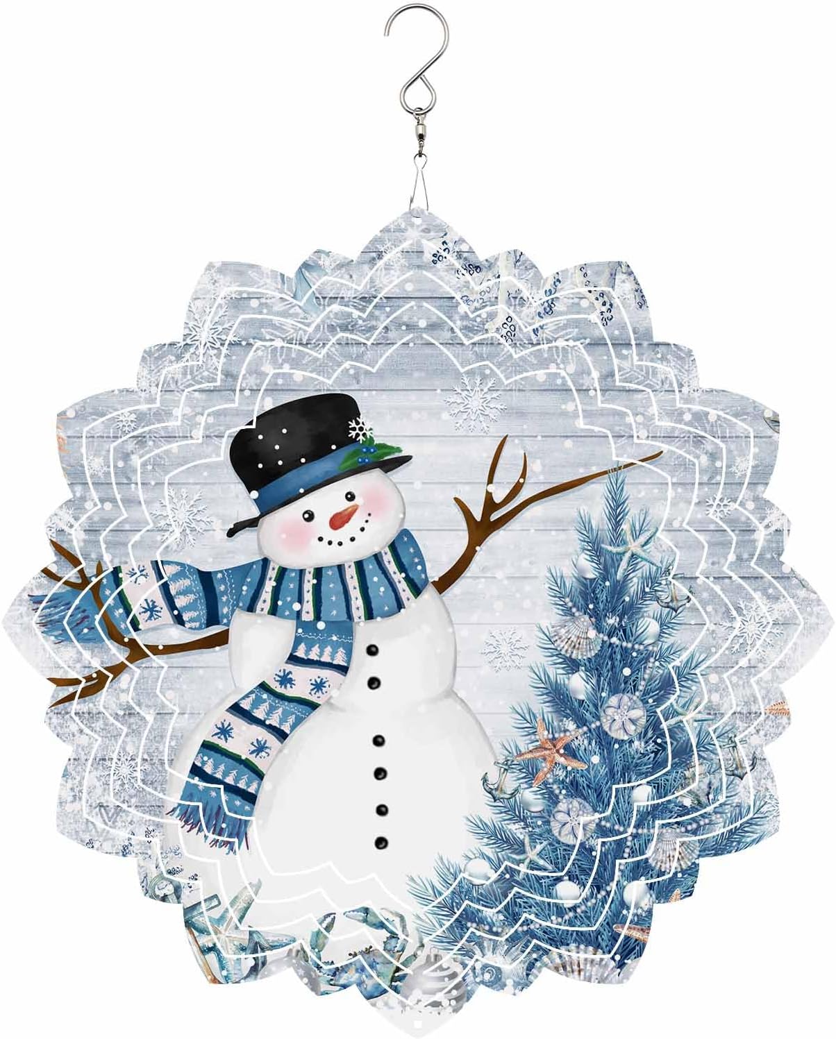 Amazon.com: Christmas Wind Spinners for Yard and Garden, Christmas ...
