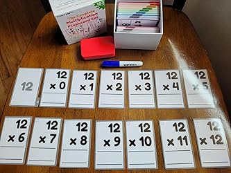 Amazon.com: Multiplication Flash Cards 3rd Grade 4th 5th and 6th – 183 ...