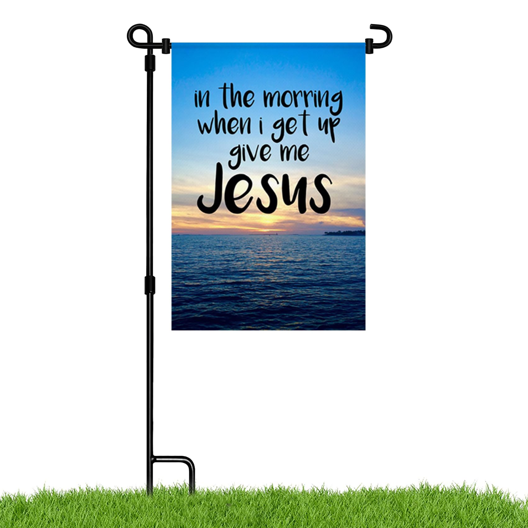 Snapklik.com : Give Me Jesus Garden Flag 12x18 Vertical Double Sided ...