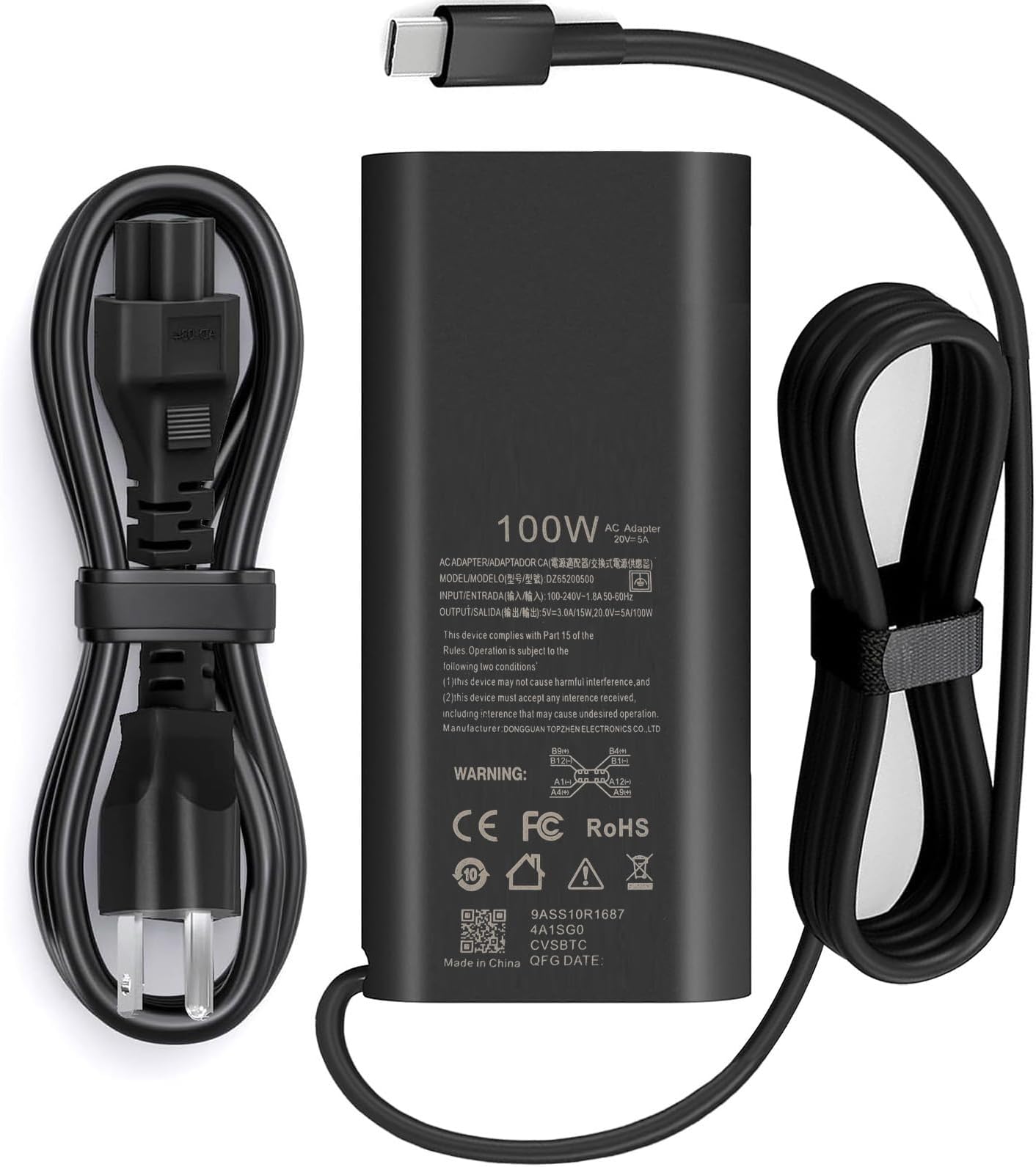Amazon.com: Dell 65W USB-C Laptop Charger for XPS and Latitude 5000 ...