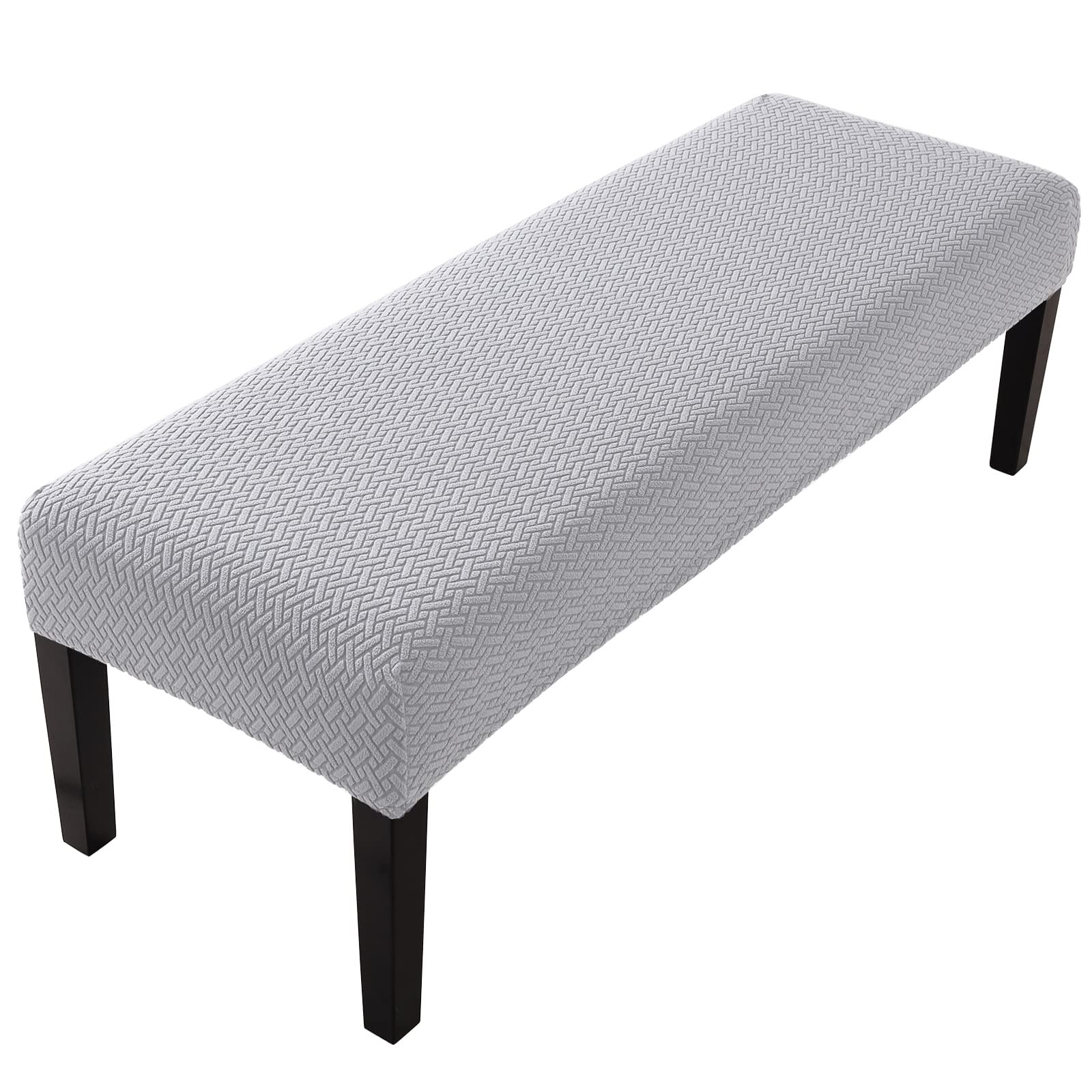 Amazon.com: Fuloon Stretch Jacquard Dining Bench Cover - Anti-Dust ...