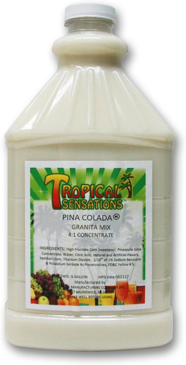 Amazon.com : Slushie Mix, Tropical Sensations, 64 oz bottle (Pina ...