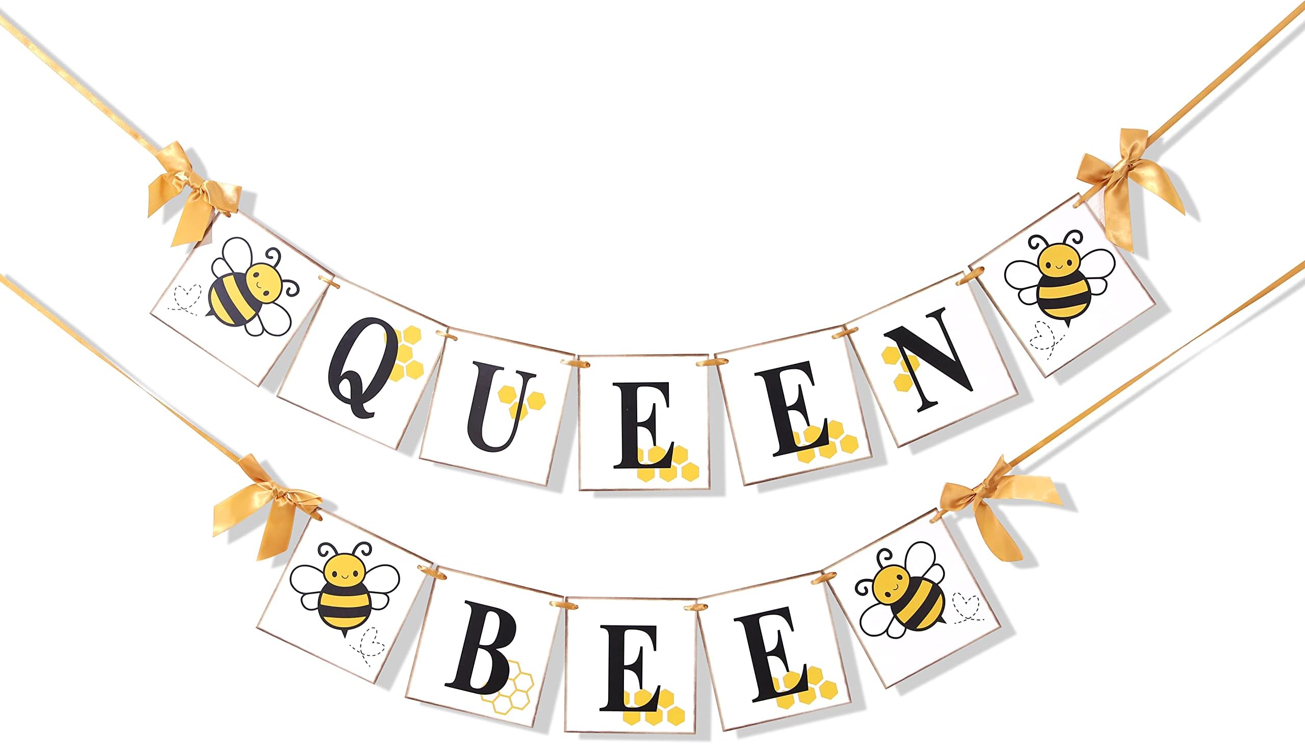 Amazon.com: Bee One High Chair Banner - Bee Birthday Party Decoration ...