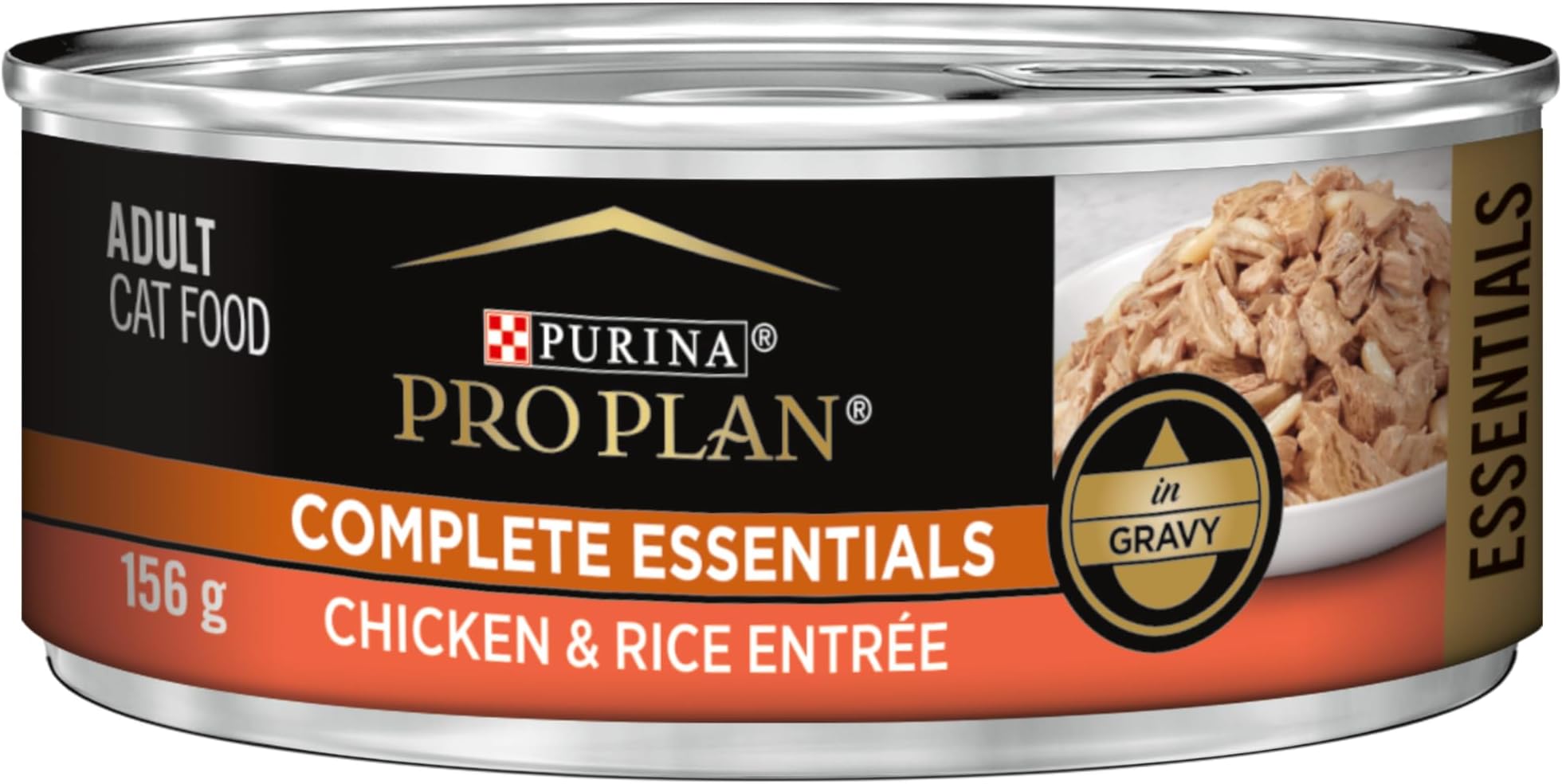 Purina Pro Plan Complete Essentials Wet Cat Food, Chicken & Rice Entree ...