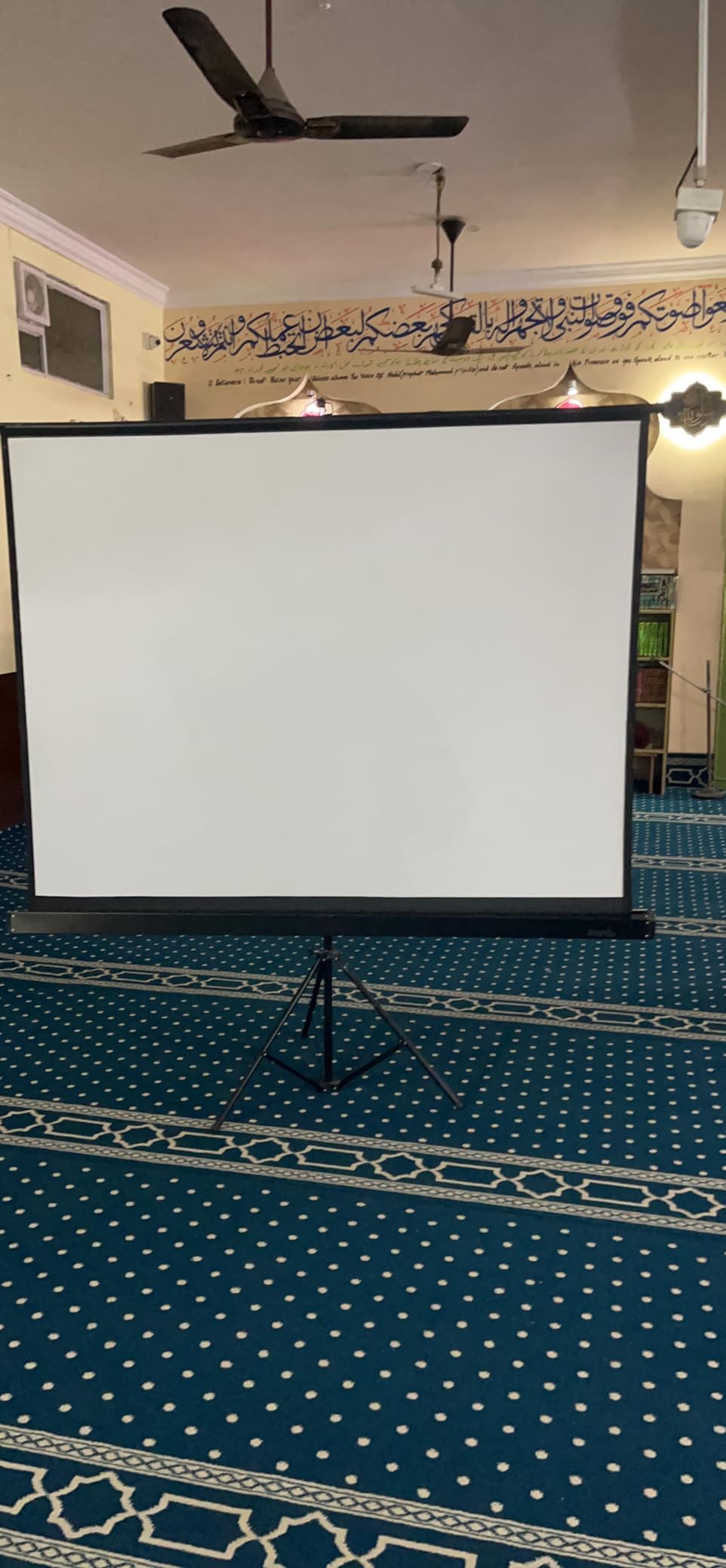 ELCOR Tripod/Portable Indoor-Outdoor Projection Screen 84" | 4 feet x 6 ...