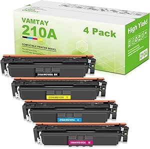 Amazon.com: Compatible 210A High Yield Toner Cartridge Replacement for HP 210A 210X W2100A ...