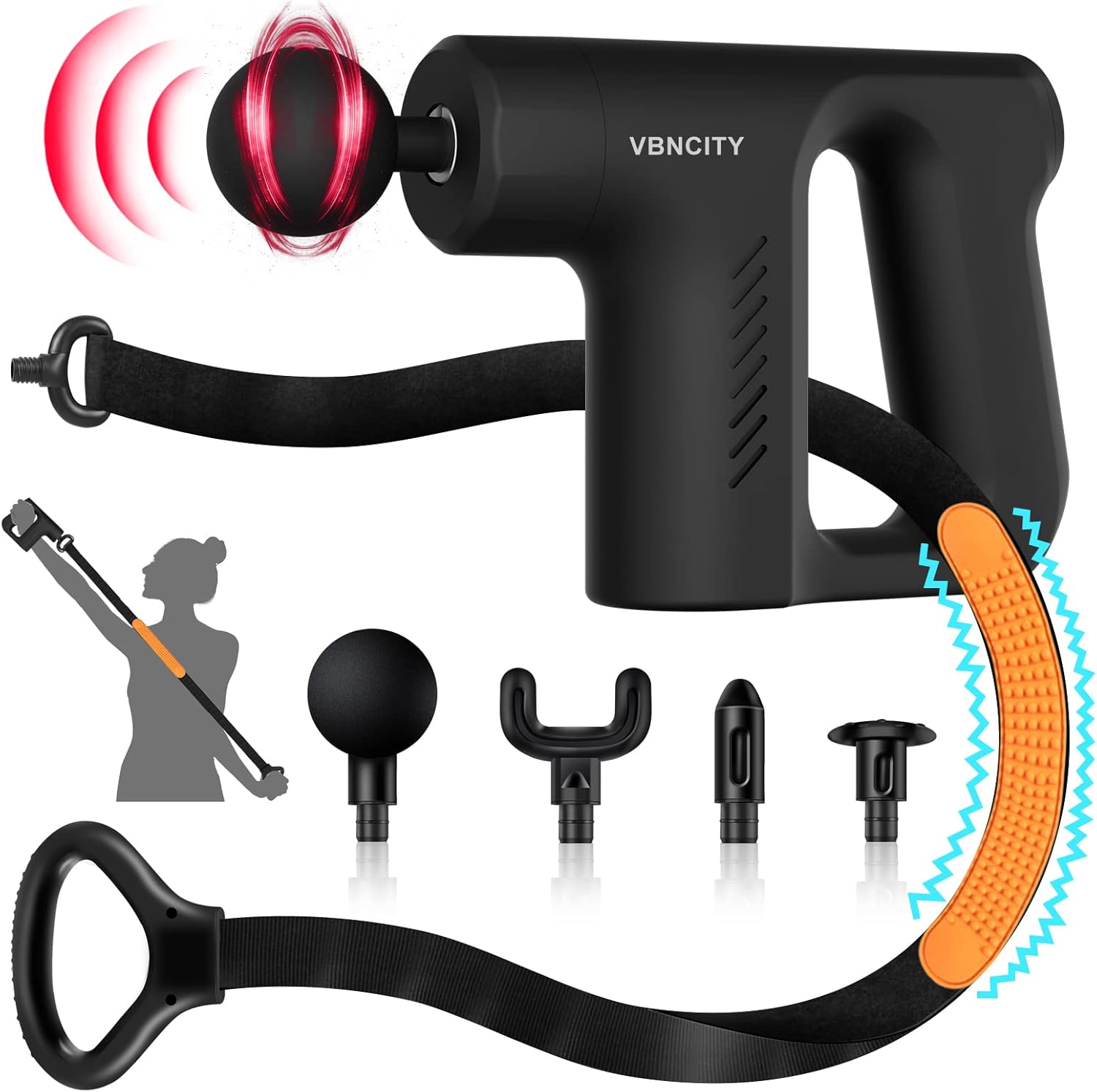 Amazon.com: VBNCITY Percussion Massage Gun Deep-Tissue - Fascia Muscle ...