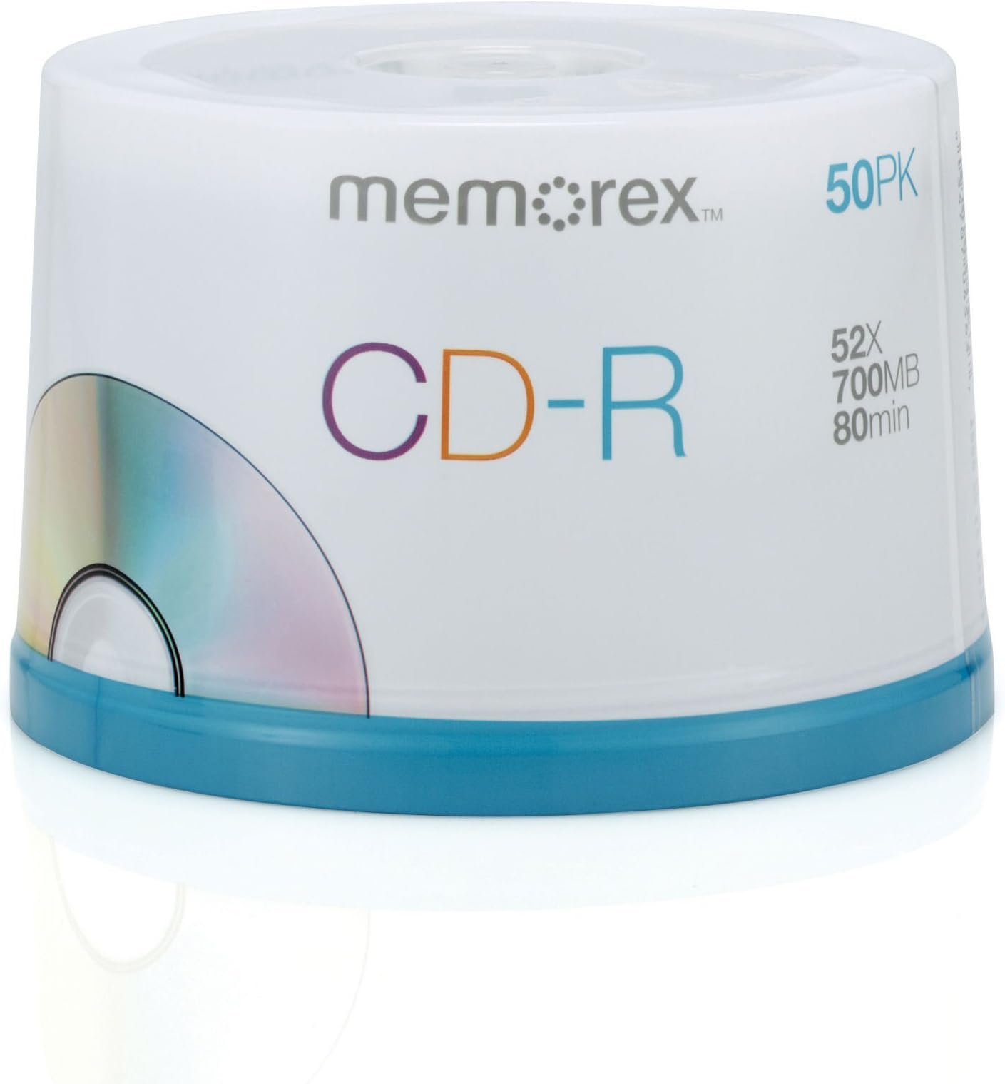 Memorex 700MB/80-Minute 52x Data CD-R Media 50-Pack Spindle : Amazon.ca ...