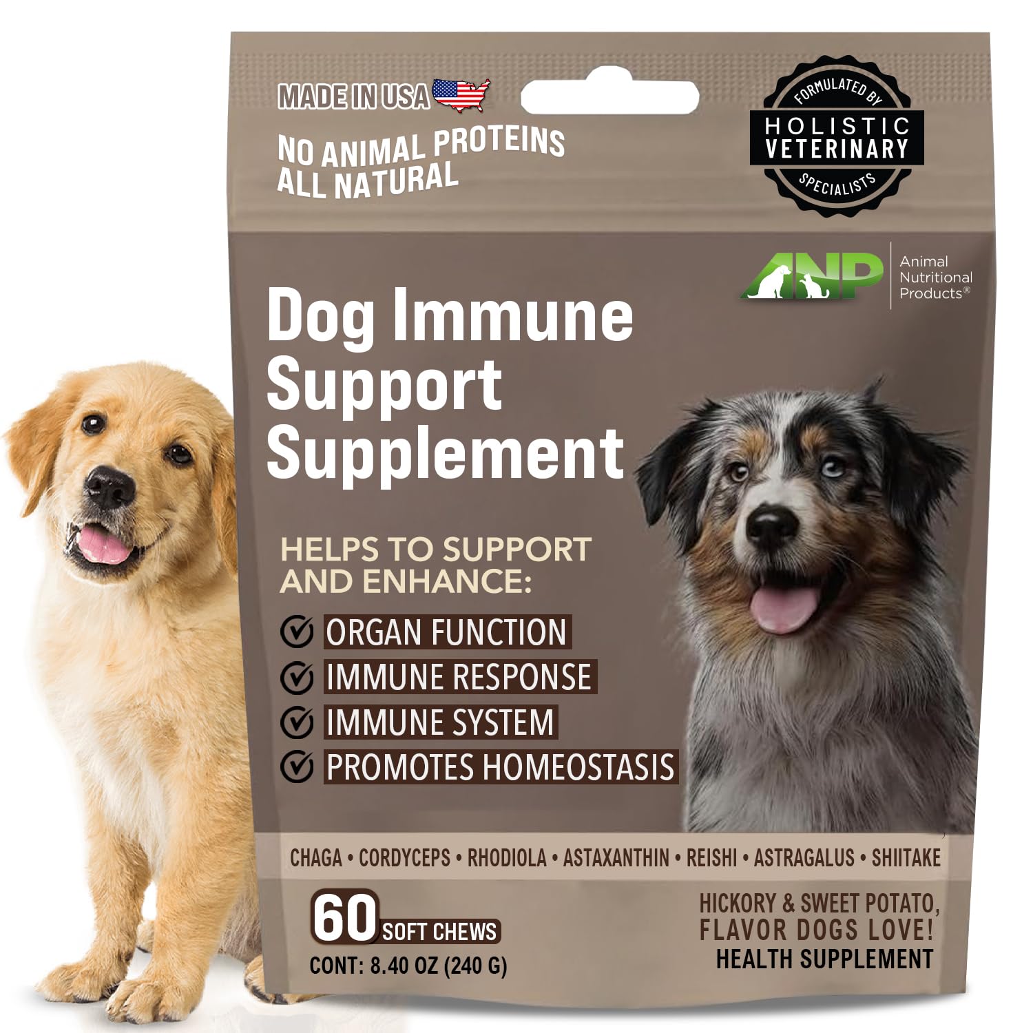Amazon.com : ANP Enhance Your Dog's Health with Mushroom Immune ...