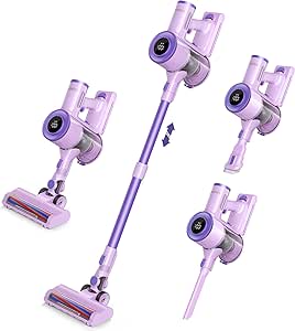 Homeika Cordless Stick Vacuum Cleaner, 20Kpa Powerful Suction Vacuum ...
