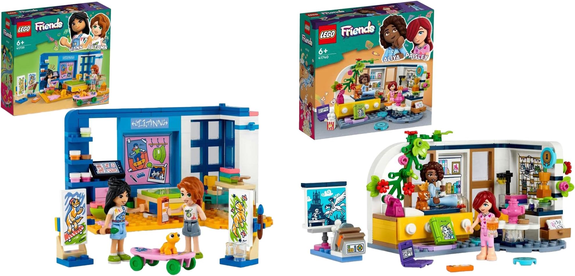 LEGO Friends Aliya's Room 41740 Building Toy Set (209 Pcs),Multicolor ...