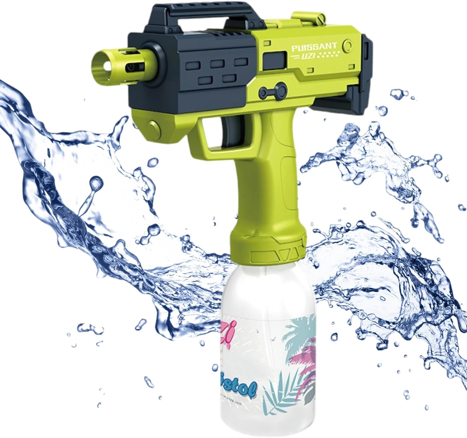 Electric Water Gun, Automatic Water Gun, 10m Range Battery Powered High ...