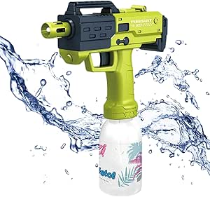 Amazon.com: Electric Water Gun, Automatic Water Gun, 10m Range Battery ...