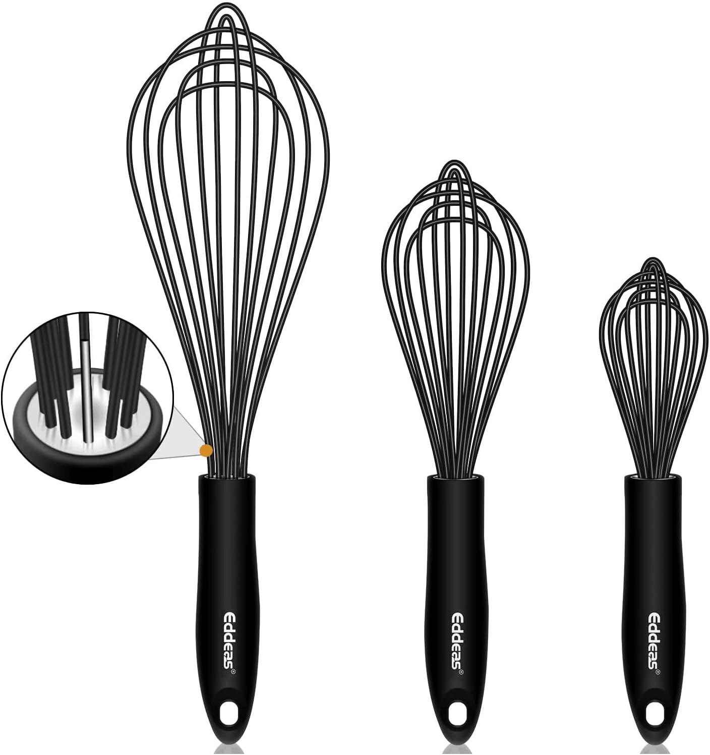 Amazon.com: OYV Dishwasher Safe Silicone Whisk, Sealed Waterproof ...