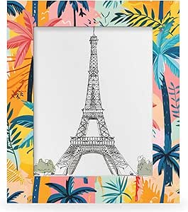 Amazon.com - Hsorgin Coconut Tree Drawing Summer Picture Frames 8x10 ...