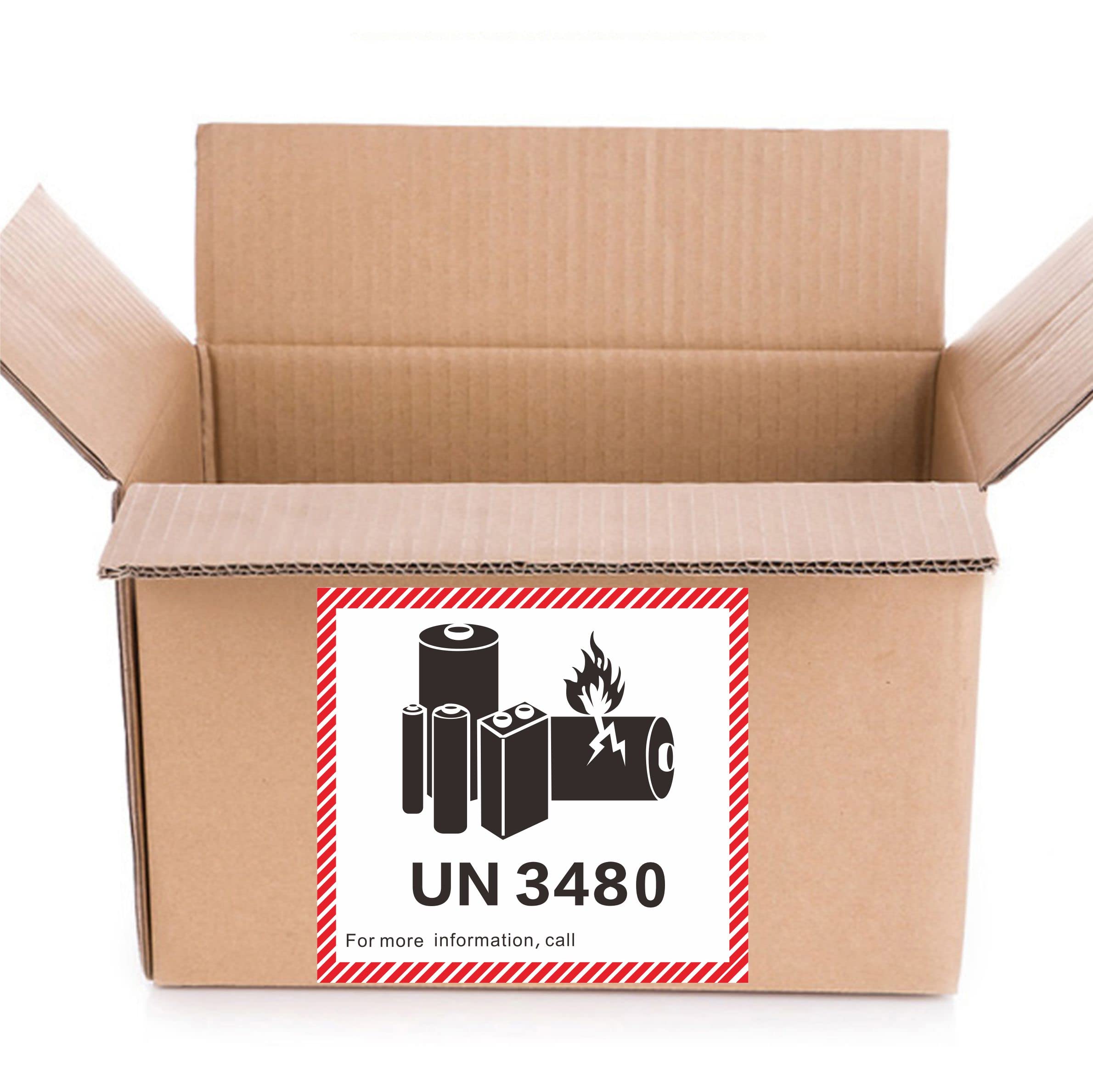 Snapklik.com : Hybsk 4.7" X 4.3" Lithium Ion Battery Transport Caution ...