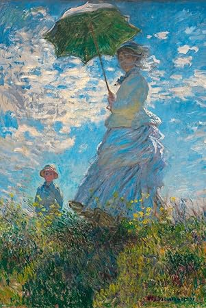 Close Up Poster Claude Monet - La Promenade [Madame Monet and Her Son ...