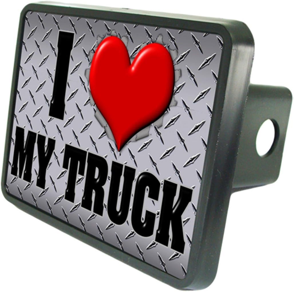 Amazon.com: I Love My Truck Custom Hitch Plug for 2" Receiver from ...