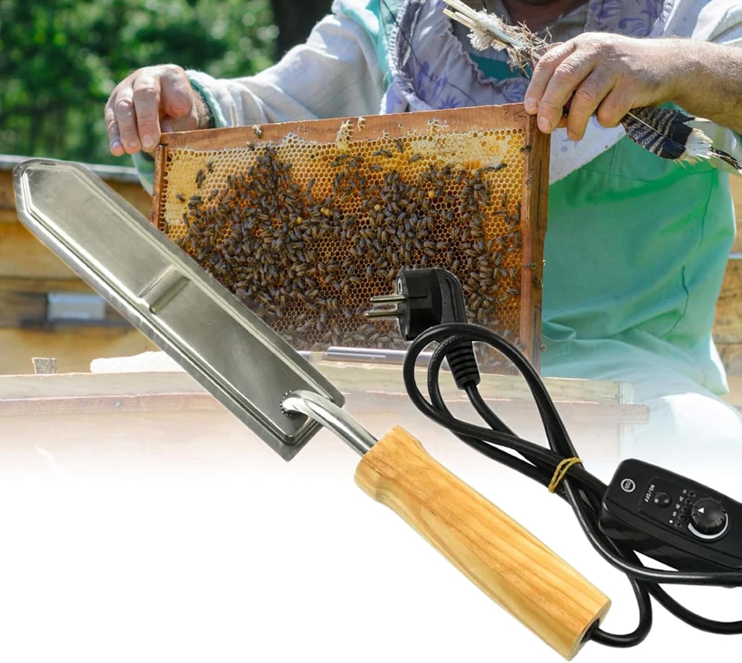 Amazon.com: CHANGLKJ Heating Honey Scraper, Electric Honey Uncapping ...